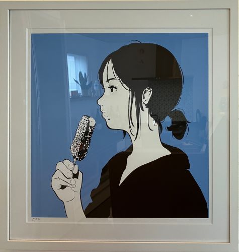 Backside works.「竹下聖夏」の買取実績｜大阪府富田林市 シルクスクリーン（孔版画）
